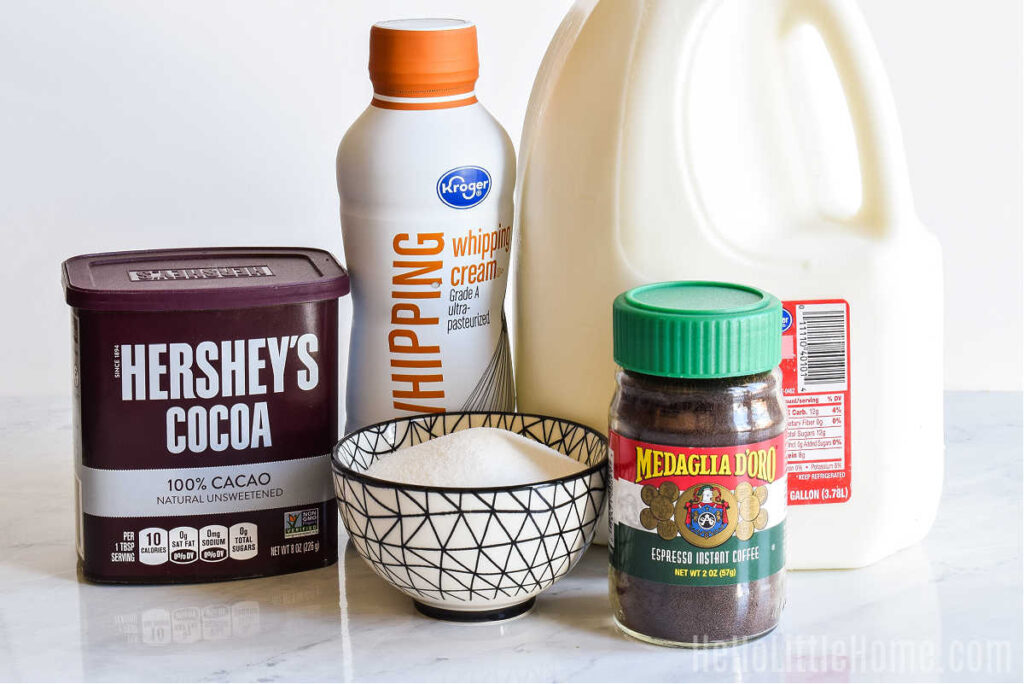Hot Chocolate Coffee (Easy Recipe) | Hello Little Home