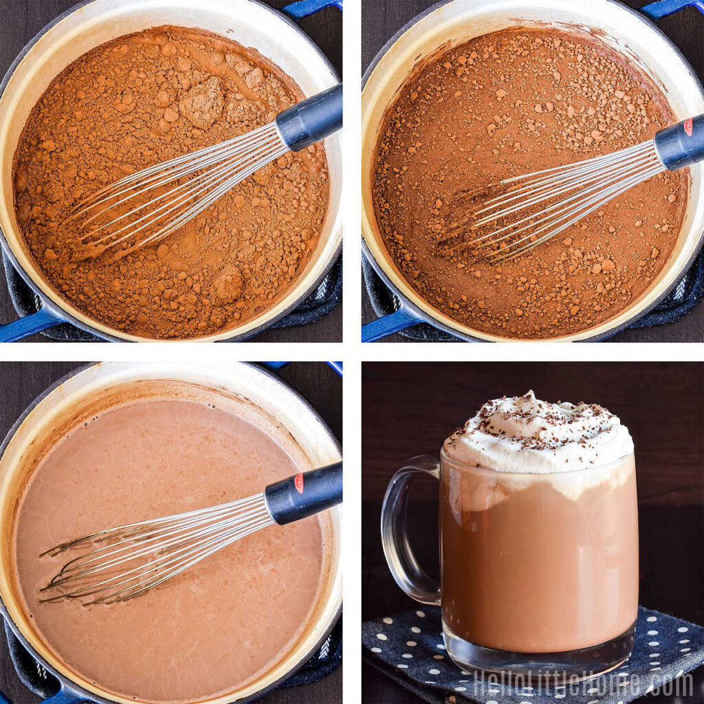 Hot Chocolate Coffee (Easy Recipe) | Hello Little Home