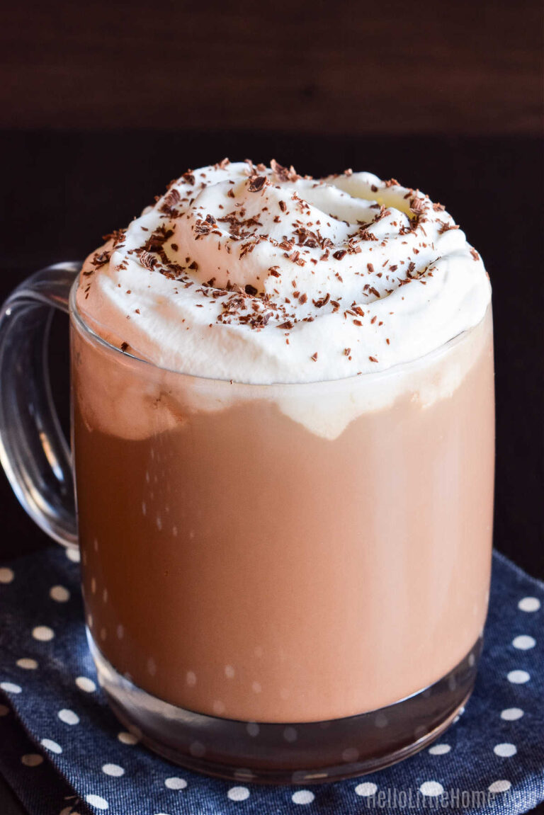 Hot Chocolate Coffee (Easy Recipe) | Hello Little Home