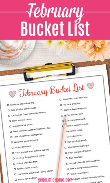 February Bucket List (40 Fun Things to Do in February) | Hello Little Home