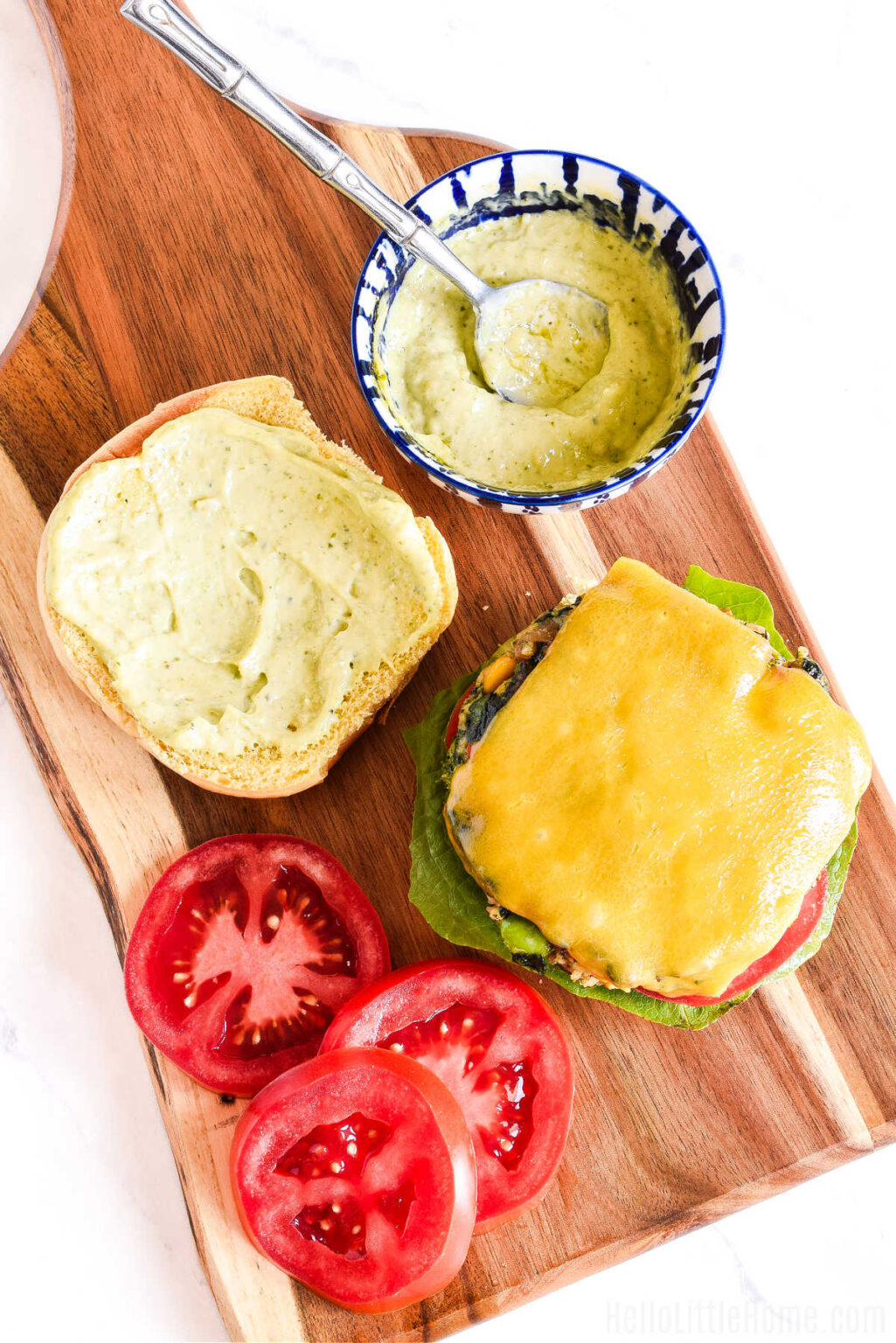 Green Burgers (Easy Recipe) | Hello Little Home