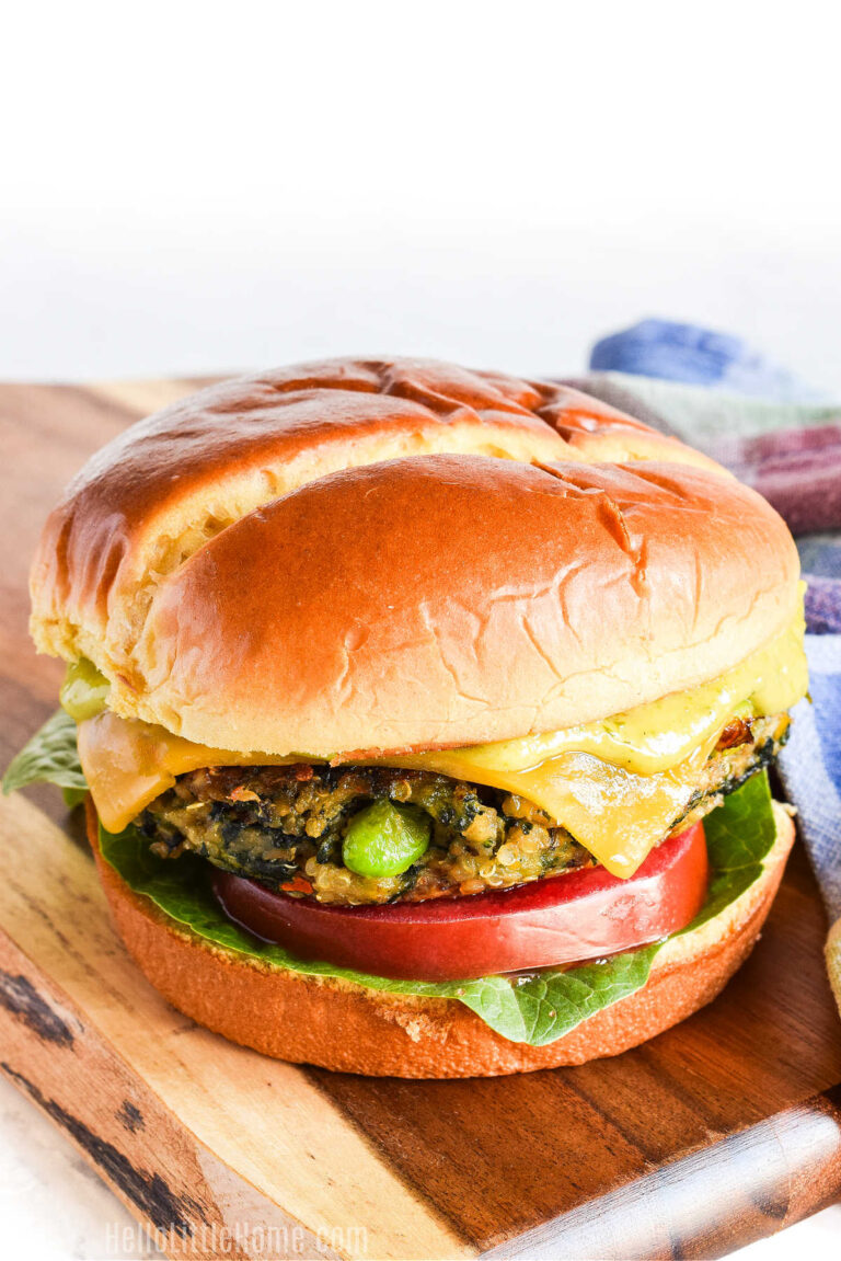 Green Burgers (Easy Recipe) | Hello Little Home