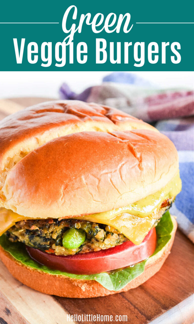 Green Burgers (Easy Recipe) | Hello Little Home