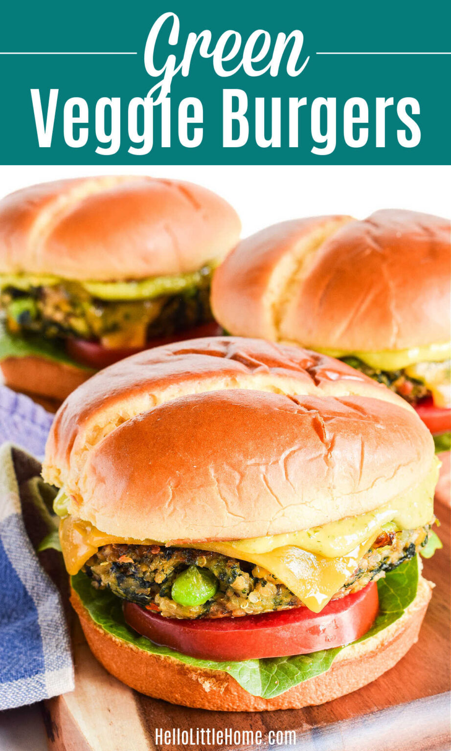 Green Burgers (Easy Recipe) | Hello Little Home