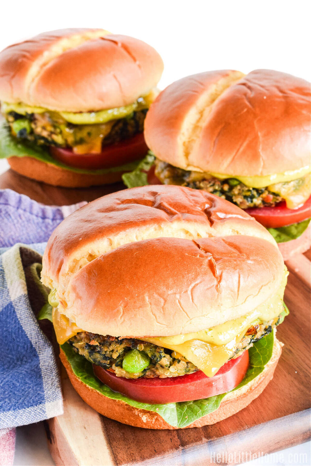 Green Burgers (Easy Recipe) | Hello Little Home