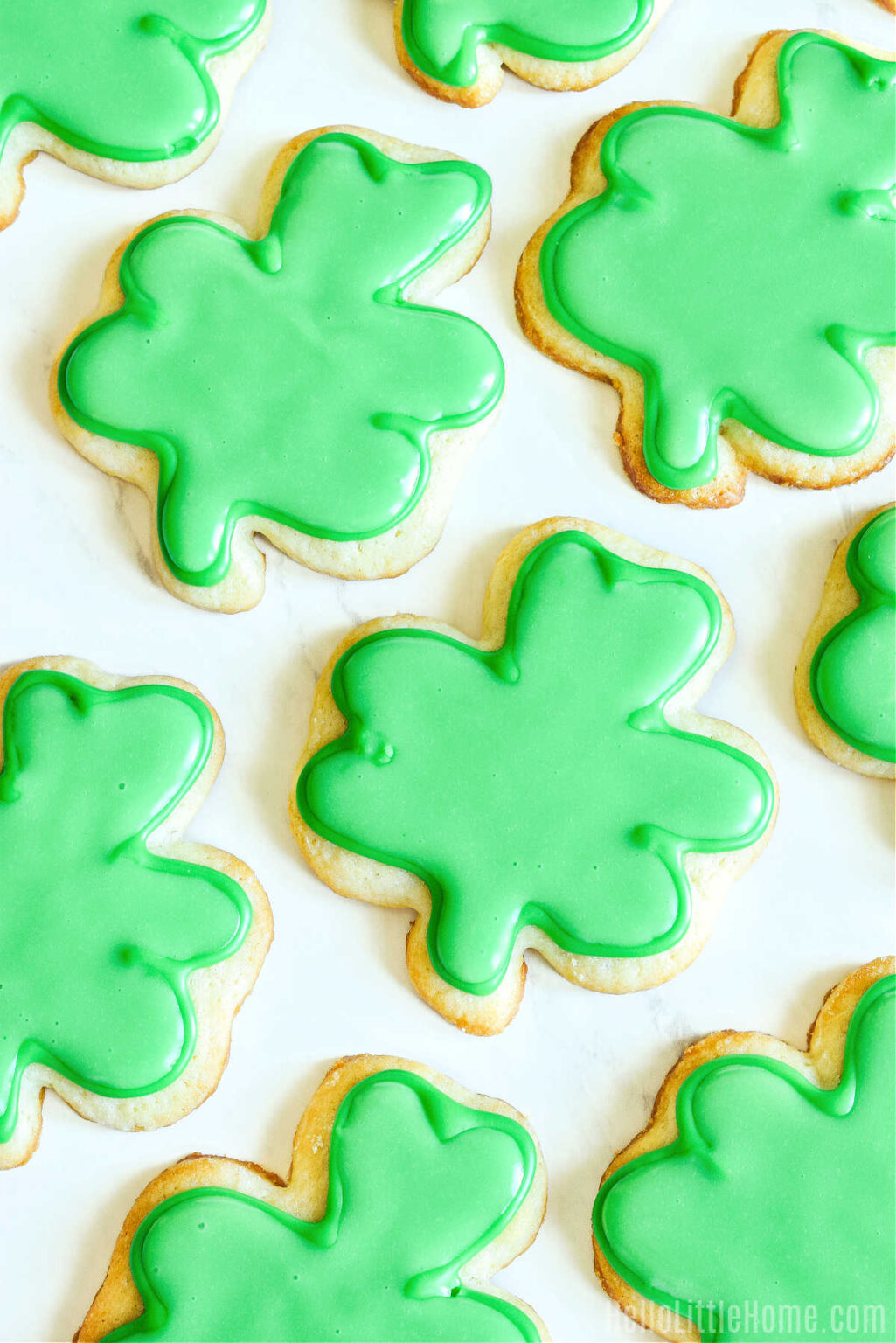 Shamrock Cookies Recipe | Hello Little Home