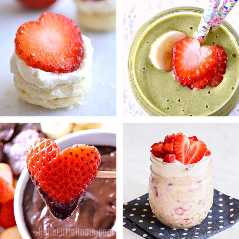 How to Make Strawberry Hearts | Hello Little Home