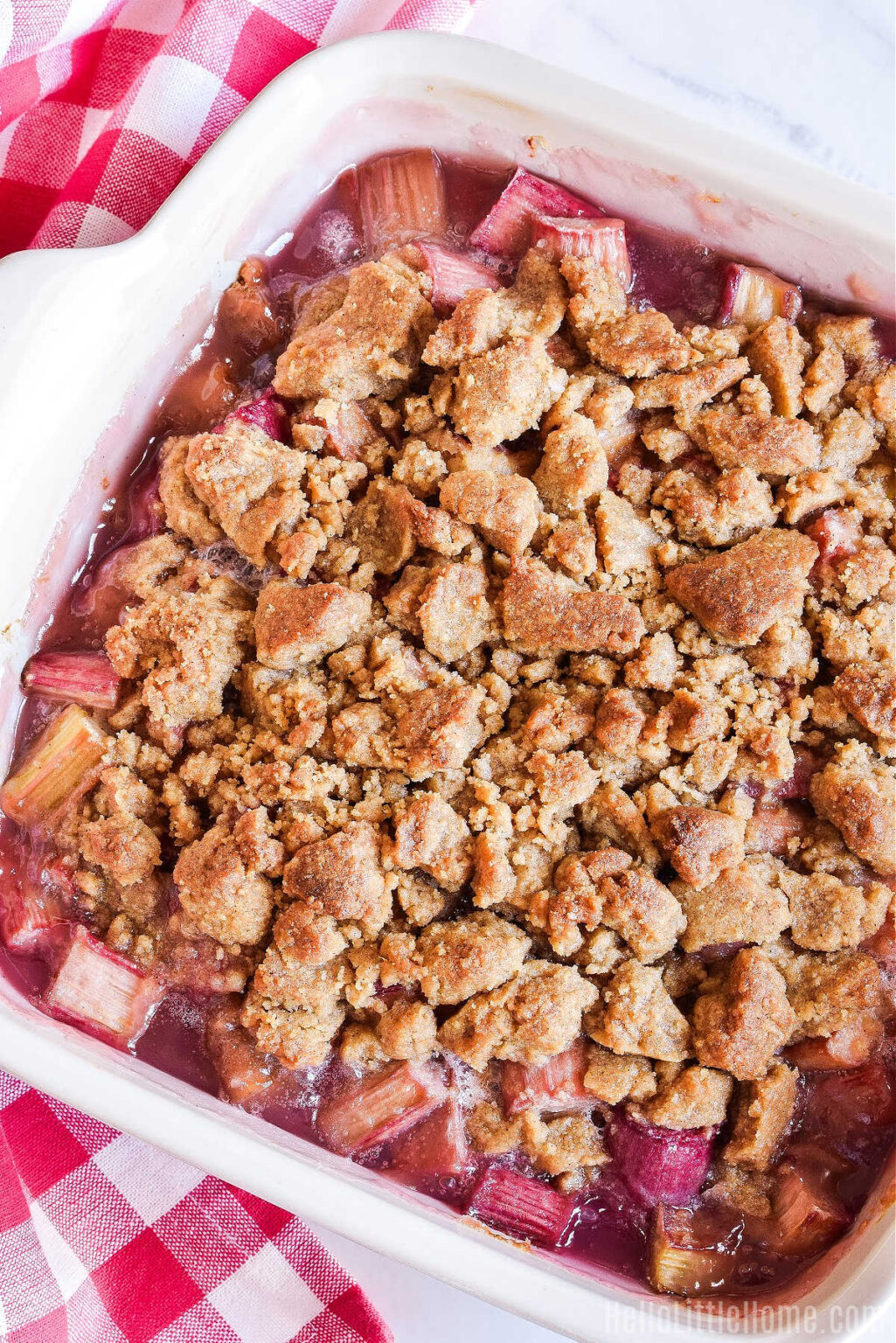 Easy Crumble Topping Recipe | Hello Little Home