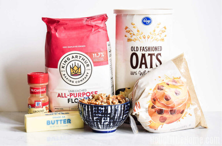 Easy Oat Crumble Topping (For Fruit Crisp) | Hello Little Home