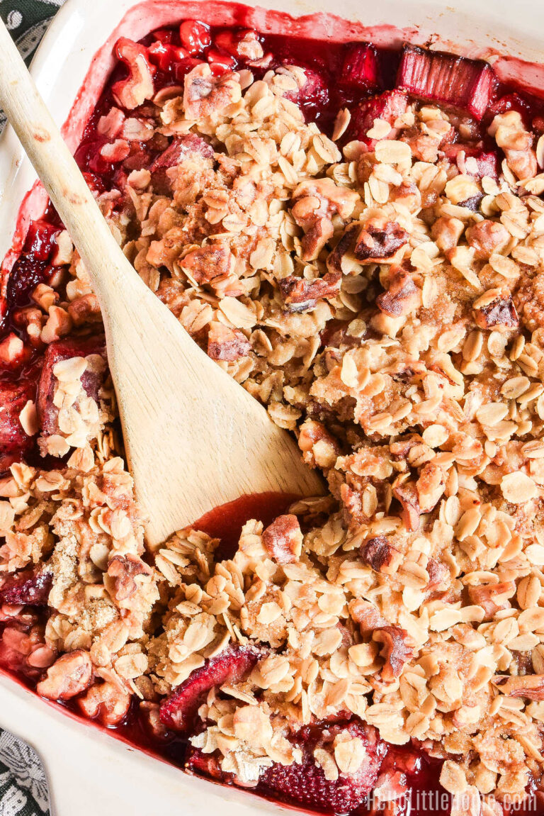 Easy Oat Crumble Topping (For Fruit Crisp) | Hello Little Home