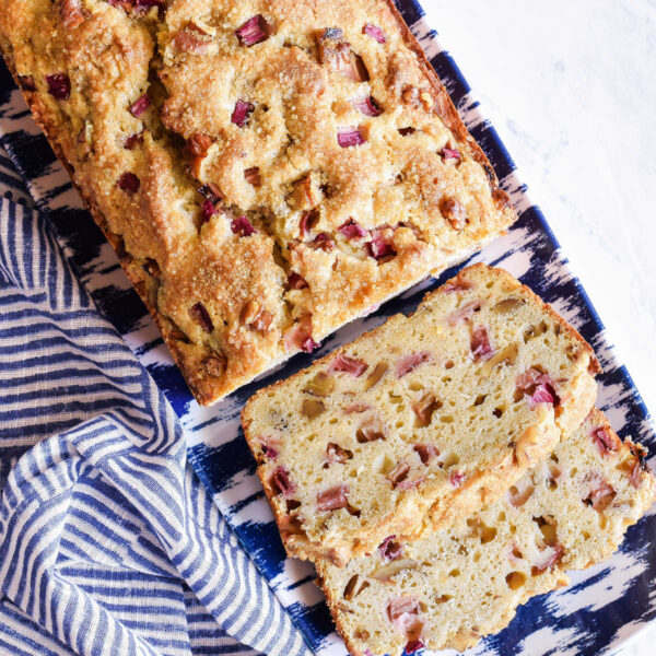 Rhubarb Bread (Easy Recipe) | Hello Little Home