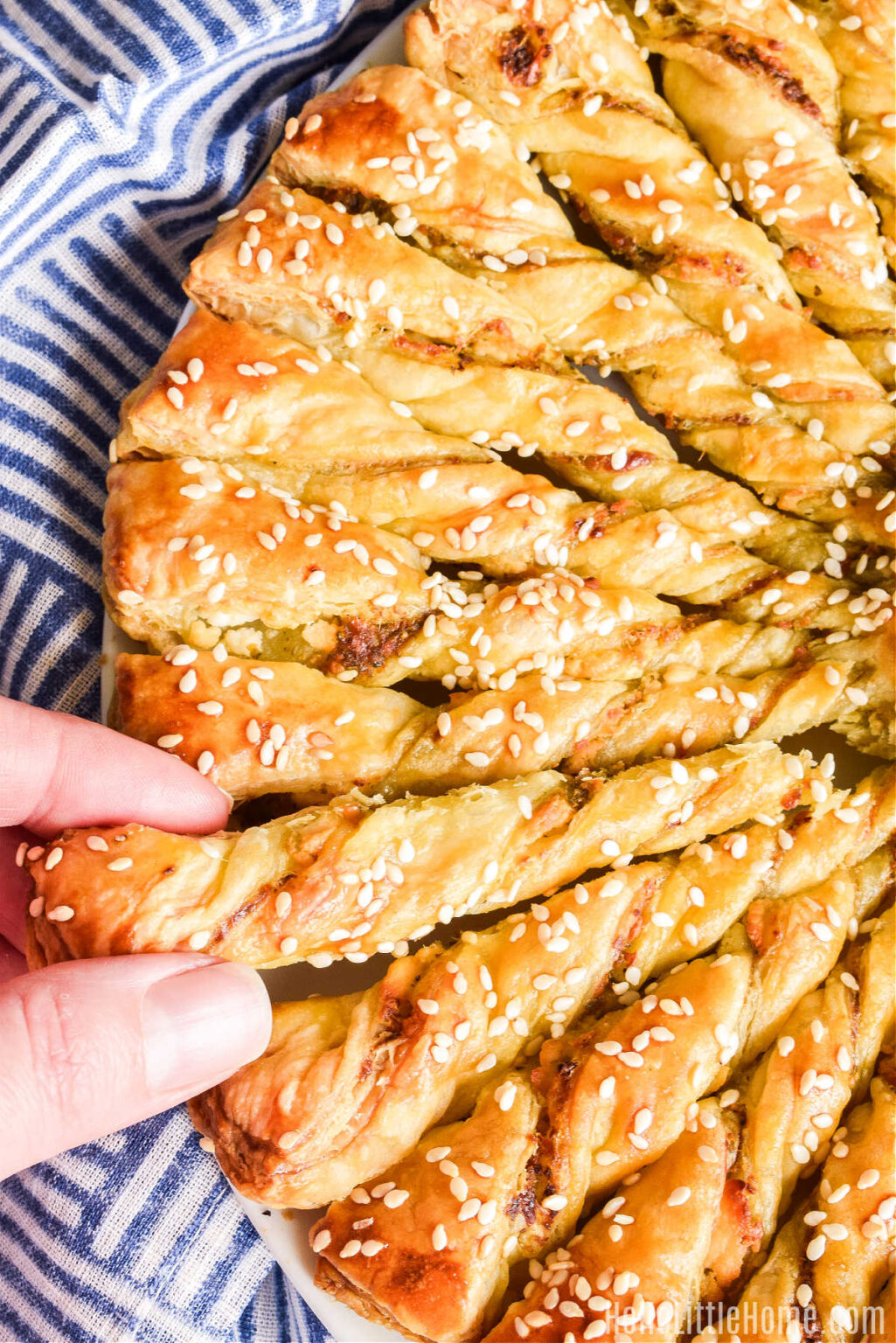 Tarte Soleil with Pesto (Easy Recipe) | Hello Little Home