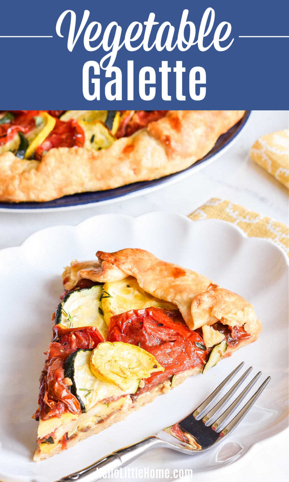 Vegetable Galette - Hello Little Home