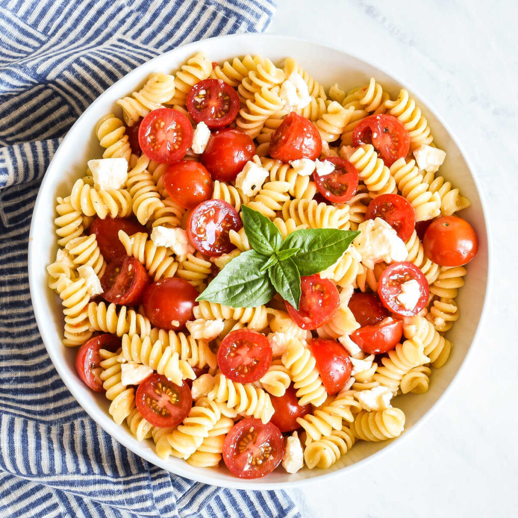 4 Ingredient Pasta Salad (Quick + Easy) | Hello Little Home