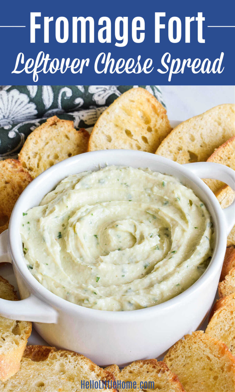 Fromage Fort (Easy French Cheese Spread) | Hello Little Home