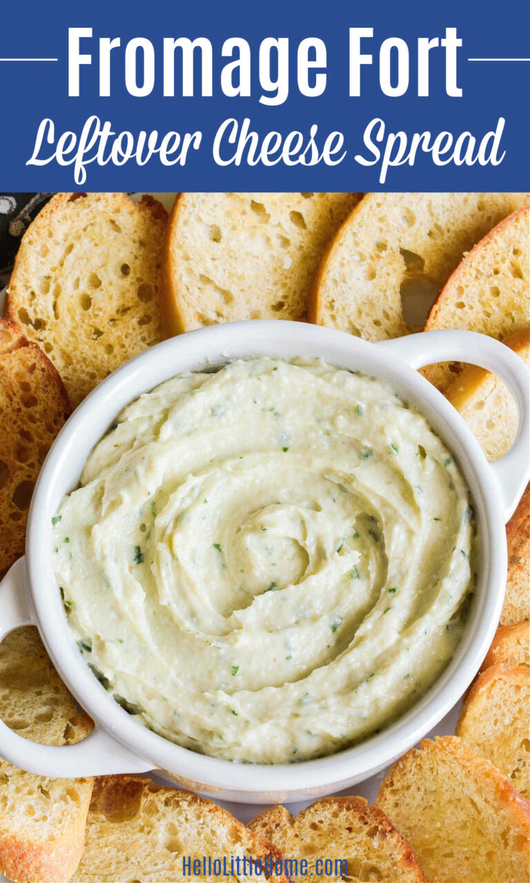 Fromage Fort (Easy French Cheese Spread) | Hello Little Home