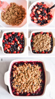 Mixed Berry Crumble (Easy Recipe) | Hello Little Home