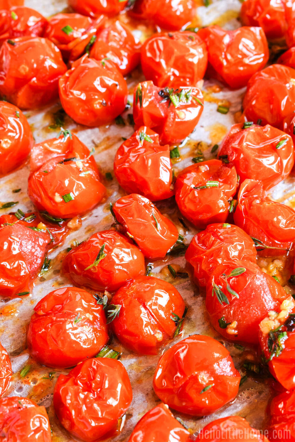 Roasted Cherry Tomatoes (Quick + Easy) | Hello Little Home