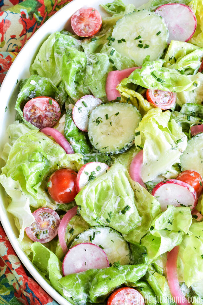 Sour Cream Salad Dressing (Quick + Easy) | Hello Little Home