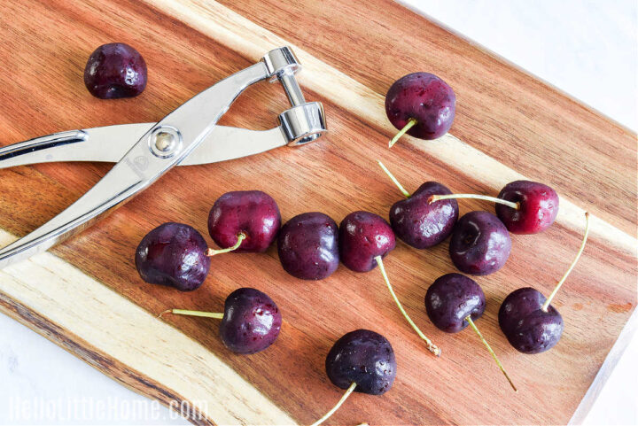 How to Pit Cherries (12 Easy Ways) | Hello Little Home