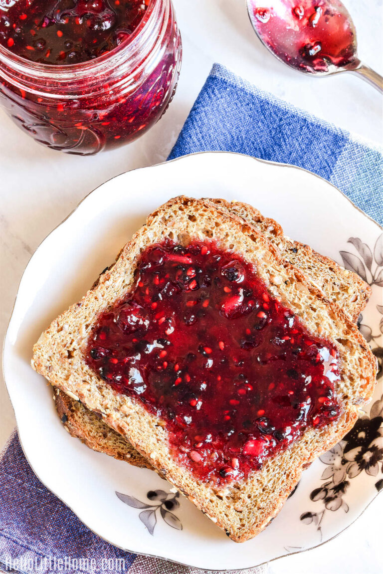 Blackberry Freezer Jam (Quick + Easy Recipe) | Hello Little Home