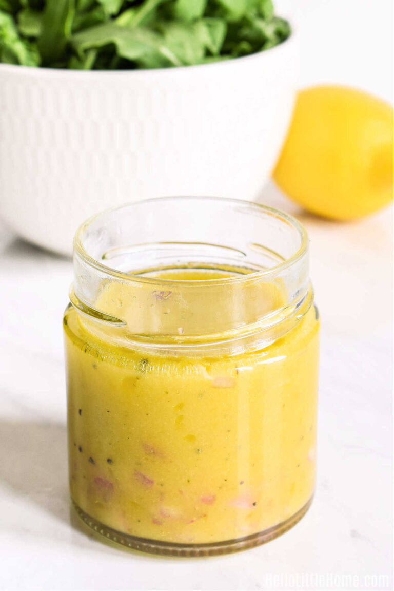 Citronette (Easy Lemon Vinaigrette Recipe) | Hello Little Home