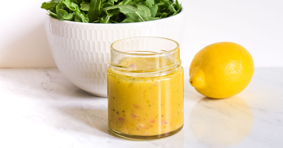 Citronette (Easy Lemon Vinaigrette Recipe) | Hello Little Home