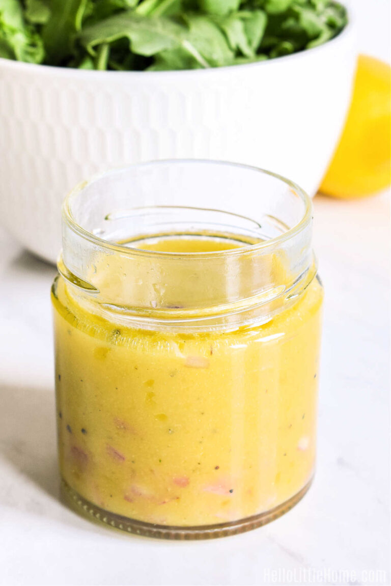 Citronette (Easy Lemon Vinaigrette Recipe) | Hello Little Home