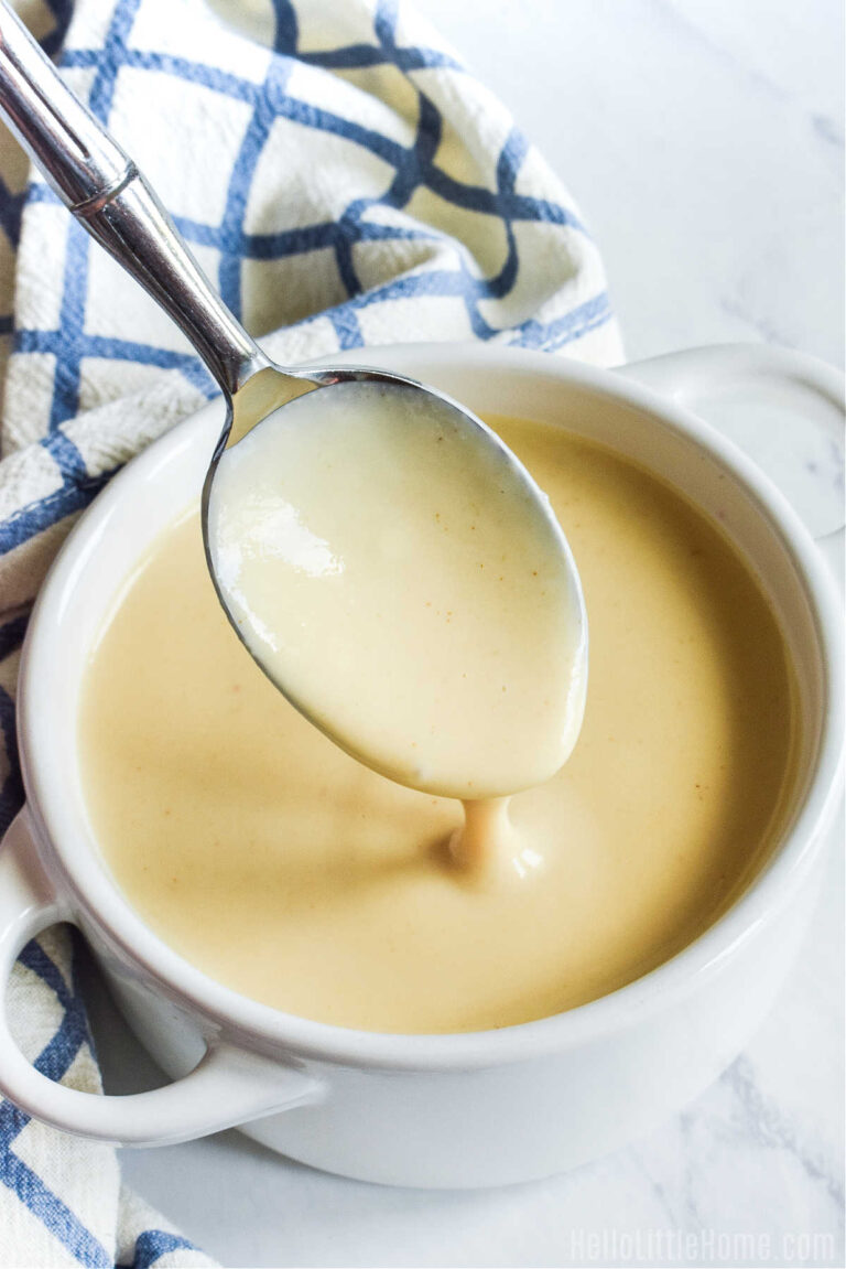 Vegan Honey Mustard (Quick + Easy Recipe) | Hello Little Home