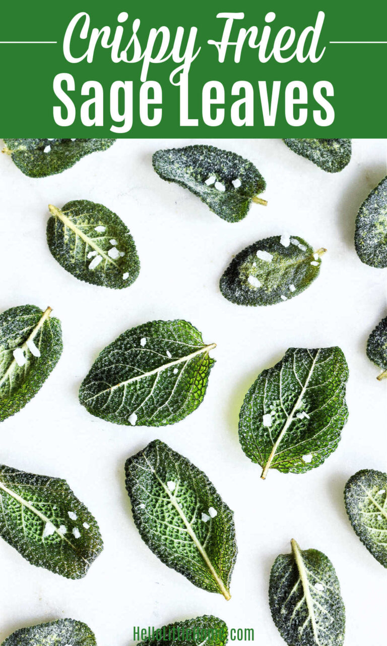 Crispy Fried Sage Leaves (Quick + Easy Recipe)