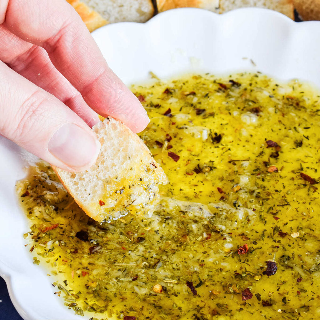 Olive Oil Bread Dip (Quick + Easy Recipe) | Hello Little Home