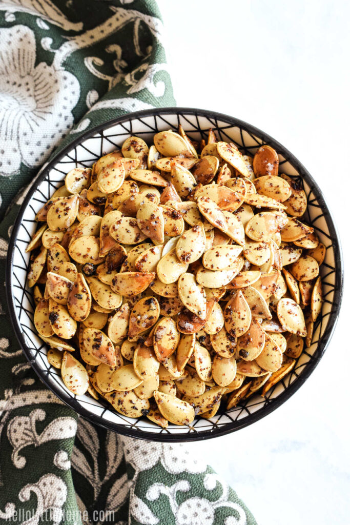 Roasted Acorn Squash Seeds (Easy Recipe) | Hello Little Home