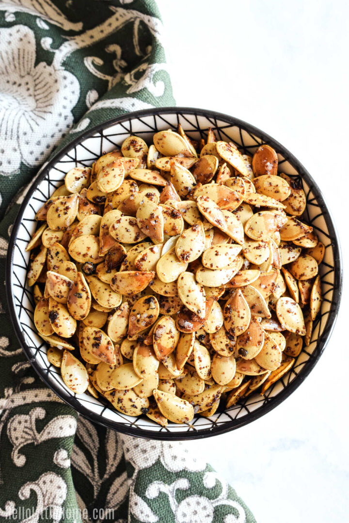 Roasted Acorn Squash Seeds (Easy Recipe) | Hello Little Home