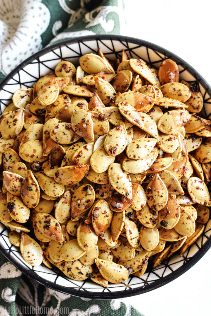 Roasted Acorn Squash Seeds (Easy Recipe) | Hello Little Home