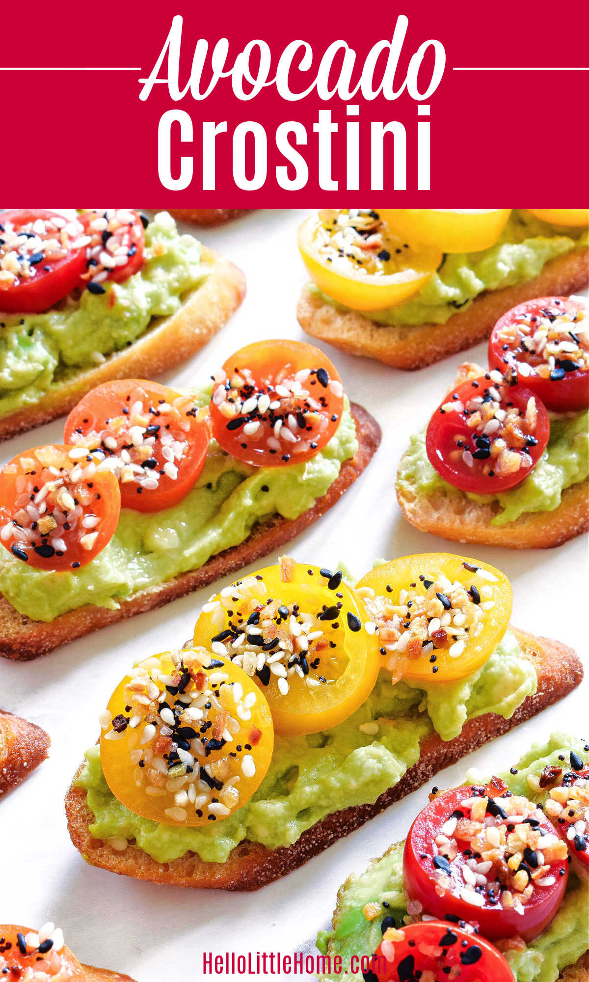 Avocado Crostini (Quick + Easy Recipe) | Hello Little Home