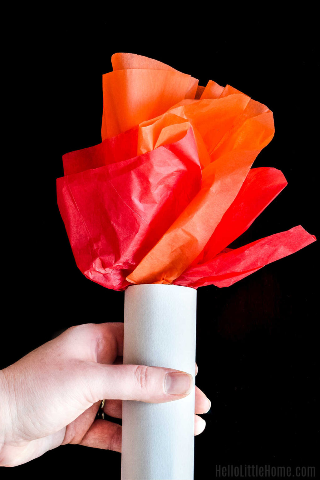 DIY Olympic Torch Craft | Hello Little Home