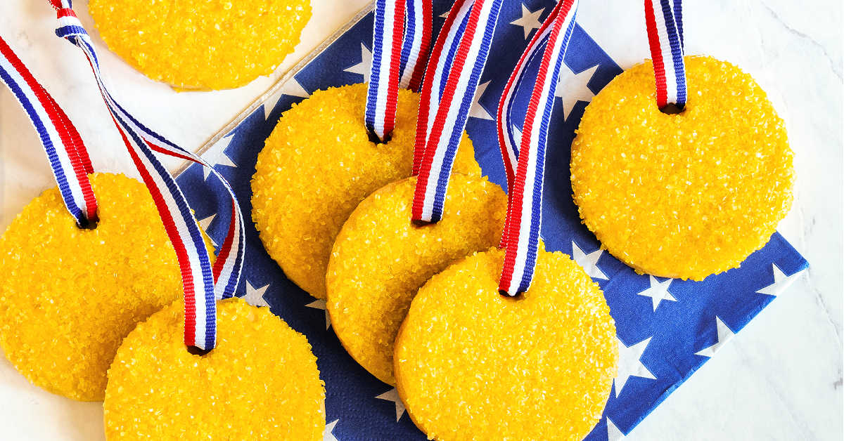 Olympic Medal Cookies (Easy Recipe) | Hello Little Home